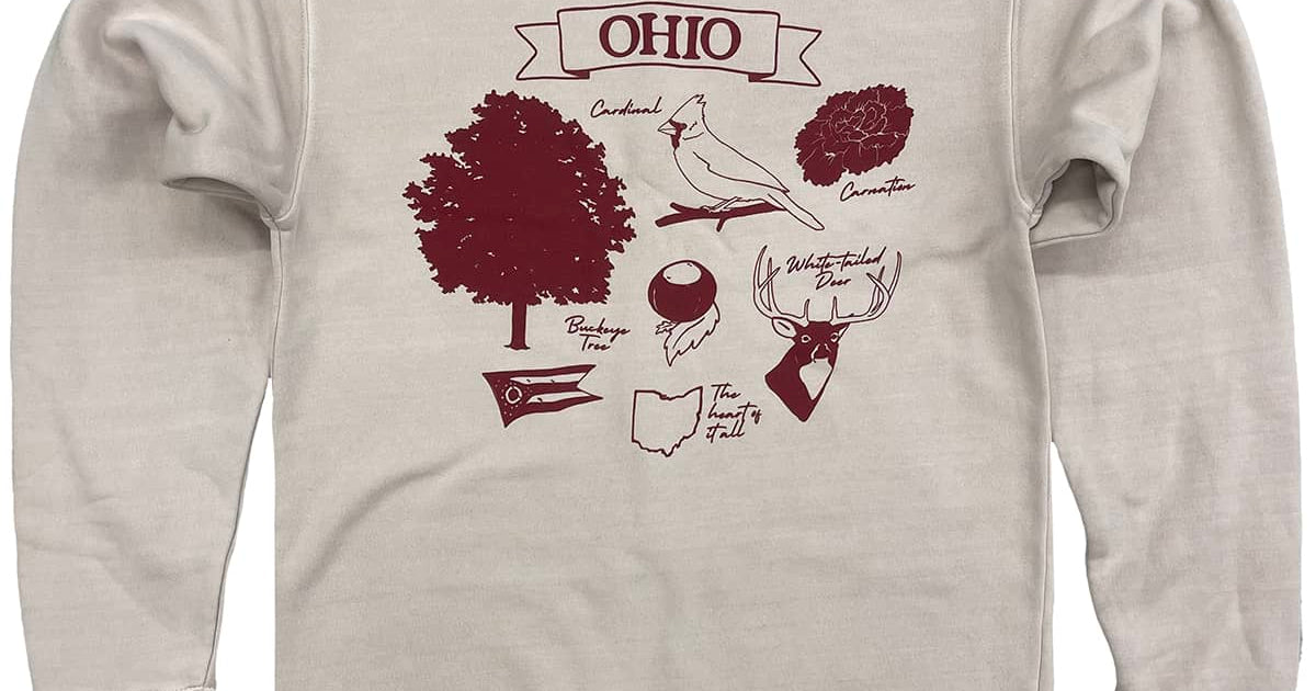 State of Ohio Symbols Sweatshirt (Discontinued) – Jupmode