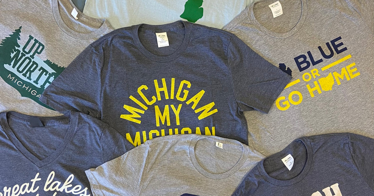 Vintage Inspired Michigan Shirts – Jupmode