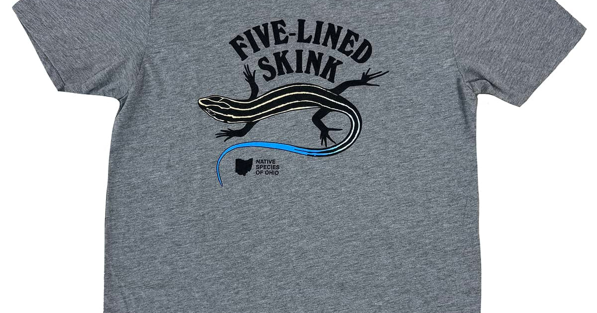 Five Lined Skink Shirt | Ohio Native Species Shirt – Jupmode