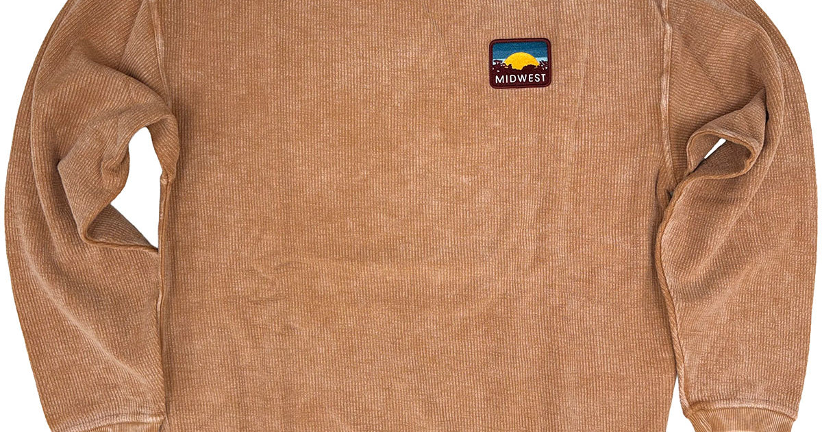 Midwest Patch Corded Sweatshirt – Jupmode
