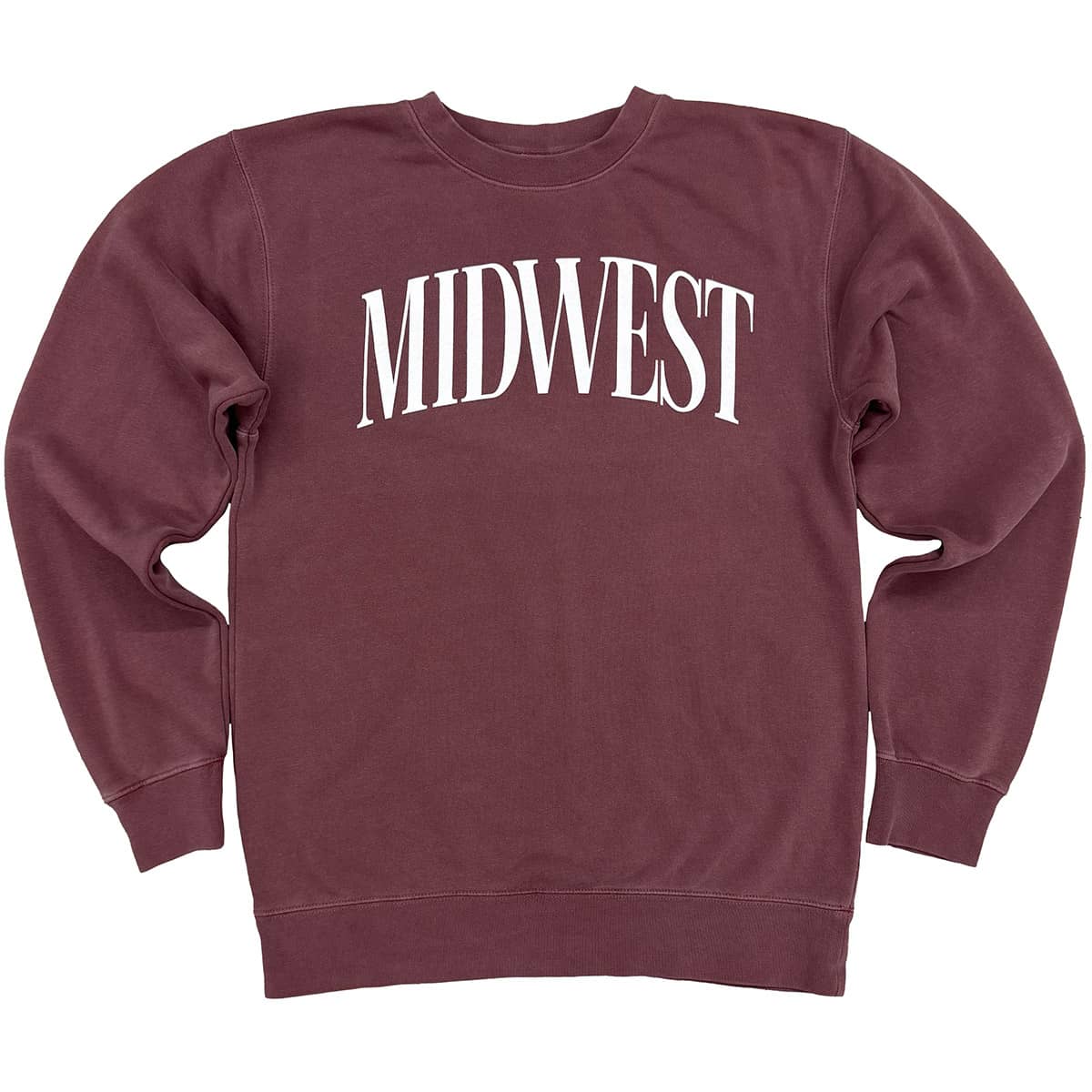Midwesterner Sweatshirt | Midwest USA Embroidered Crew Sweatshirt – Jupmode