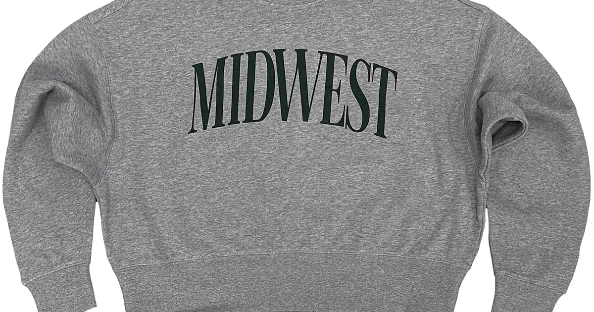 Midwest Cropped Sweatshirt | Midwest Sweatshirt – Jupmode