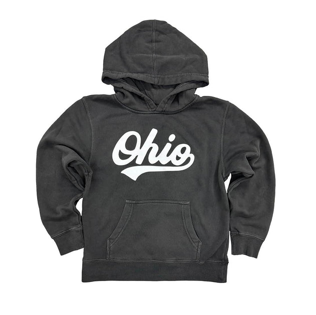 Ohio Script Pigment Dyed Youth Hoodie – Jupmode
