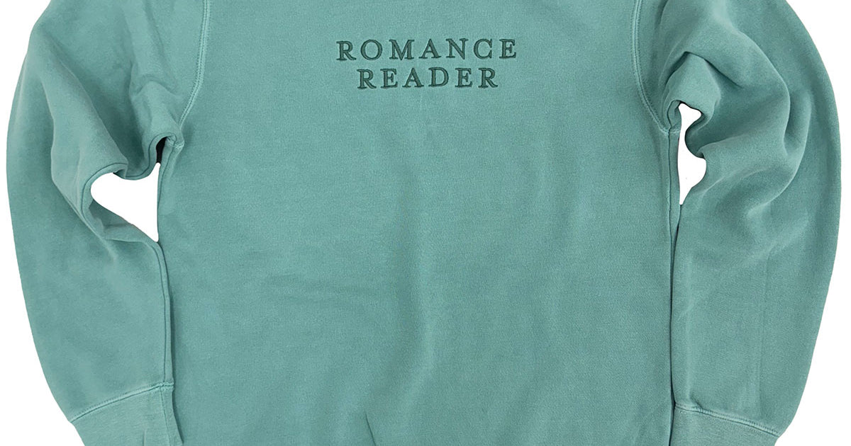 Romance Reader Mint Embroidered Sweatshirt – Jupmode