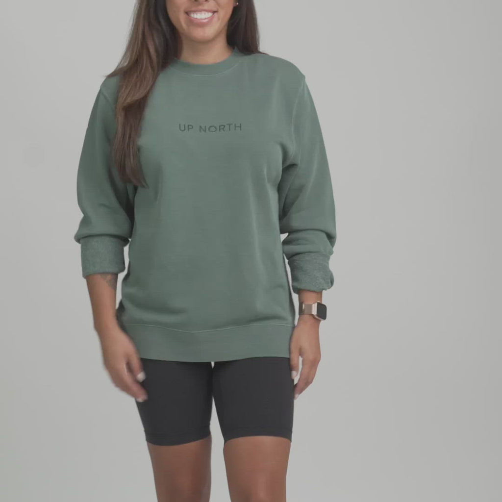 Up North Embroidered Sweatshirt | Michigan Upper Peninsula Crew — Jupmode