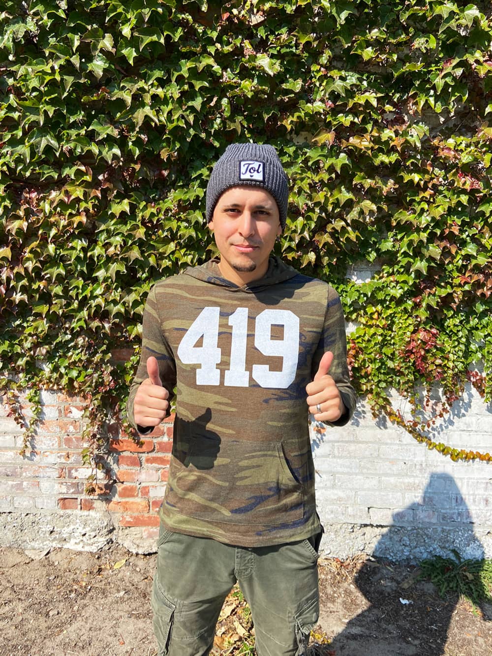 419 Area Code Long Sleeve Hooded Camo Shirt – Jupmode