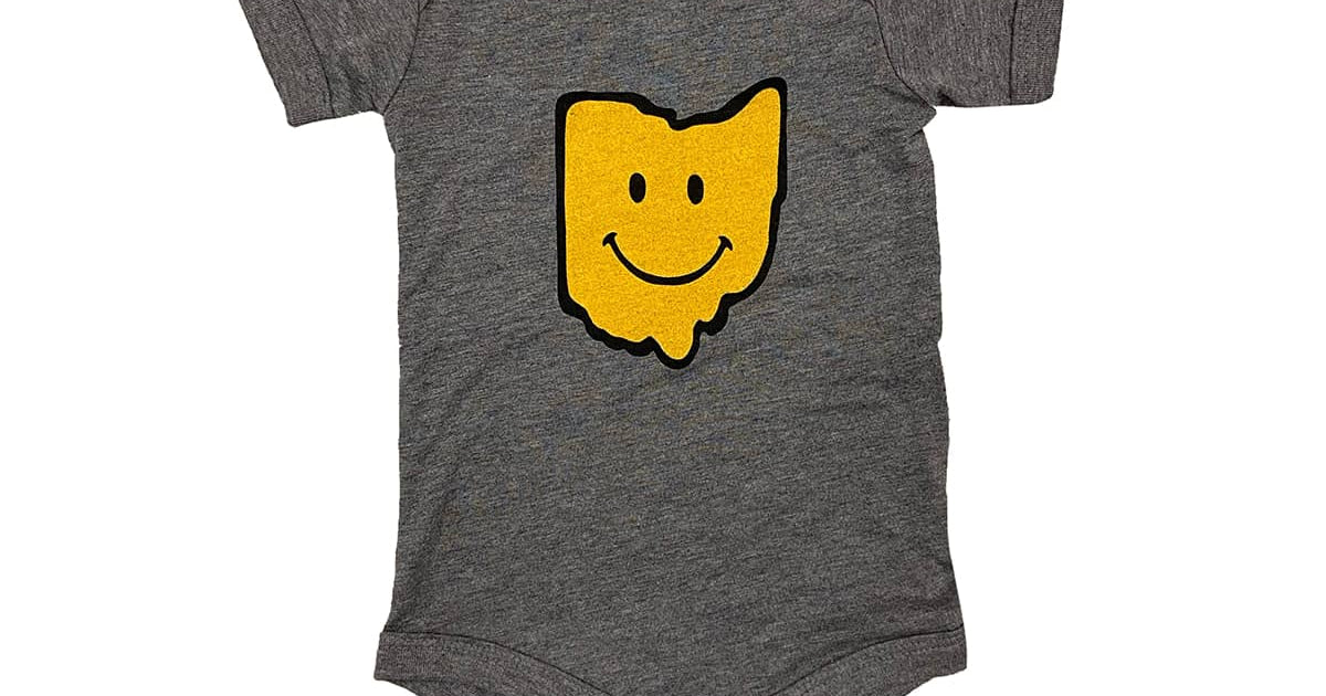 Ohio Smiley Baby Onesie – Jupmode