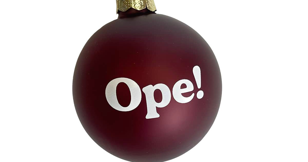 Ope Midwestern Christmas Ornament – Jupmode