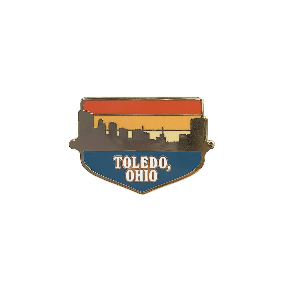 Toledo Skyline Enamel Pin (Discontinued) – Jupmode