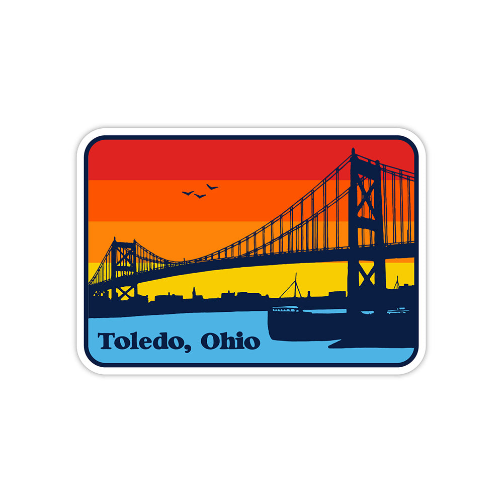3-Pack Toledo High Level Bridge Sticker (Discontinued) – Jupmode