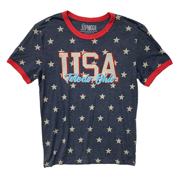 USA Stars Ringer Shirt – Jupmode
