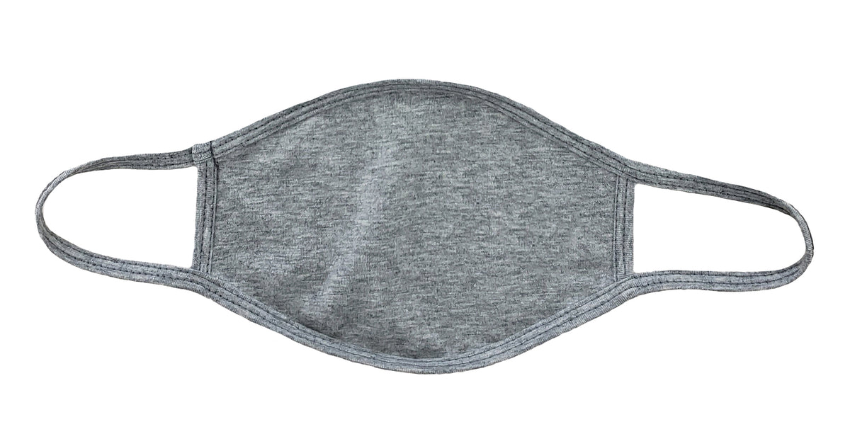Gray Cloth Face Mask | Heather Gray Reusable Cloth Face Mask – Jupmode