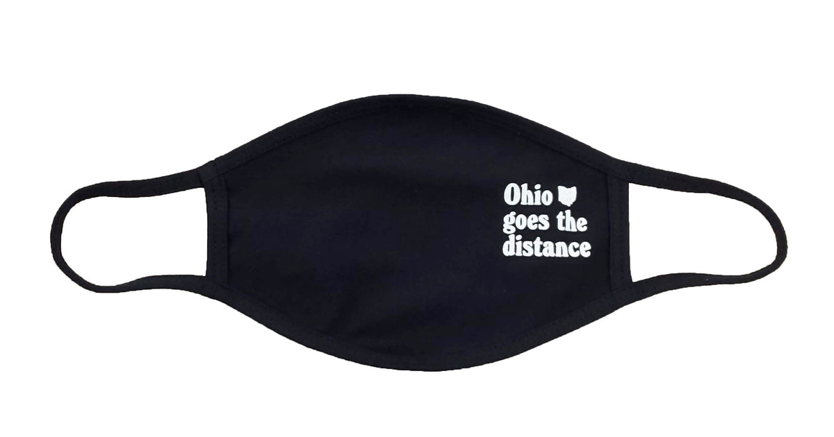Black Ohio Face Mask | State of Ohio Cloth Face Mask – Jupmode