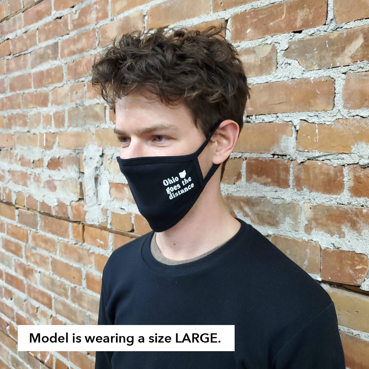 Black Ohio Face Mask | State of Ohio Cloth Face Mask – Jupmode