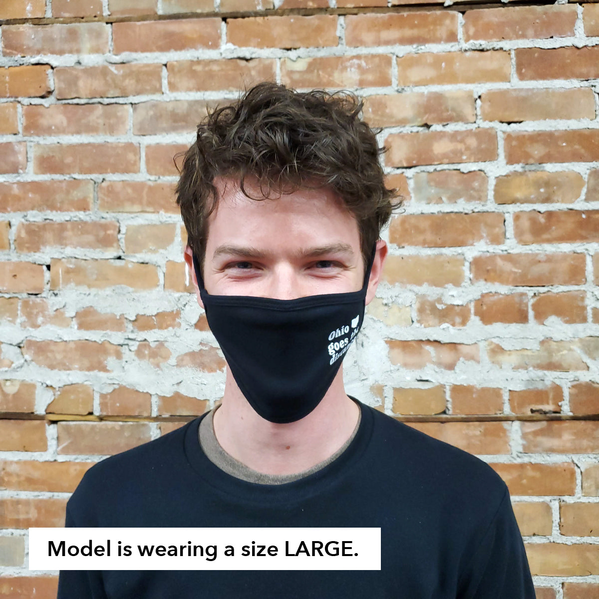 Black Ohio Face Mask | State of Ohio Cloth Face Mask – Jupmode