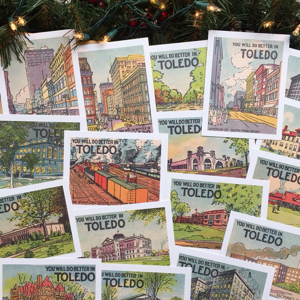 Toledo Postcard, Stationery | You Will Do Better In Toledo – Jupmode